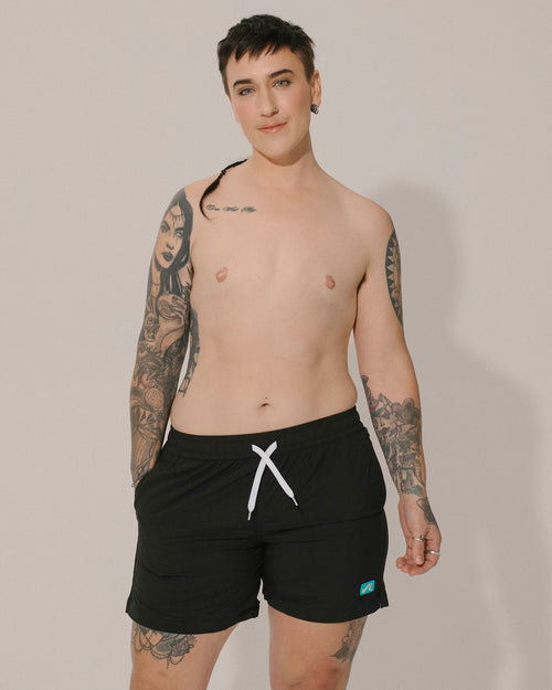 Active Gender Neutral Swim Tops & Shorts - Comfort for All Sizes